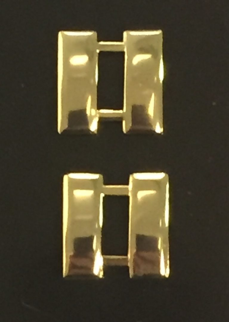 Two Bar Captain Collar Pins – Kentucky Uniforms