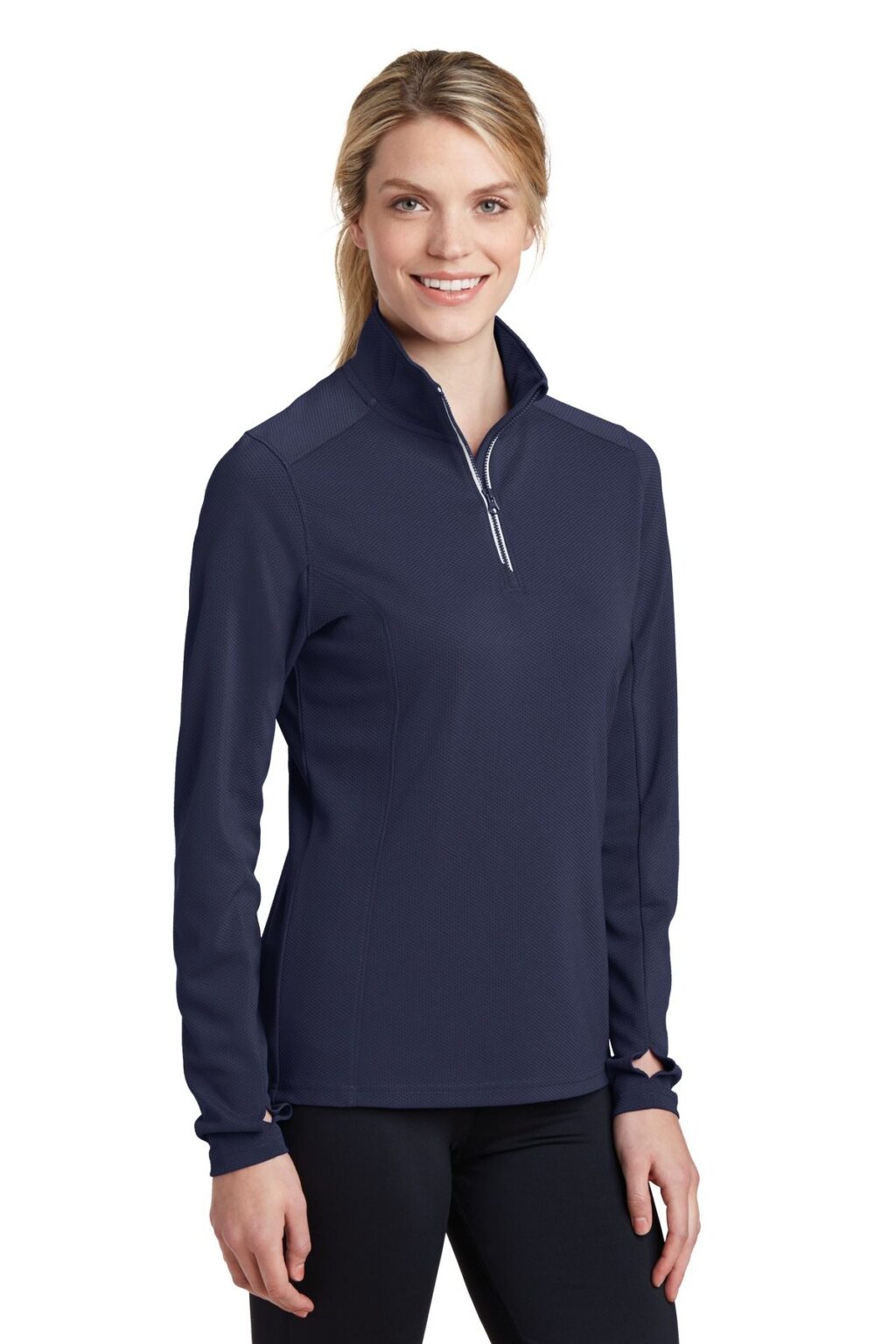 Sport-Tek Women’s Sport-Wick Textured 1/4 Zip Pullover – UKGME ...